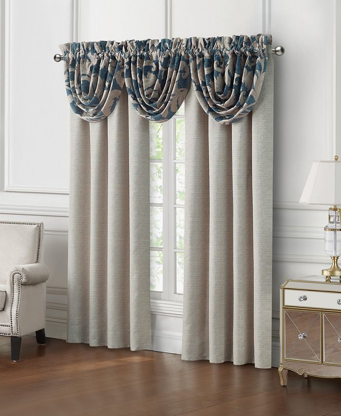 Waterford CLOSEOUT! Laurent Cascade Valances, Set of 3 - Macy's