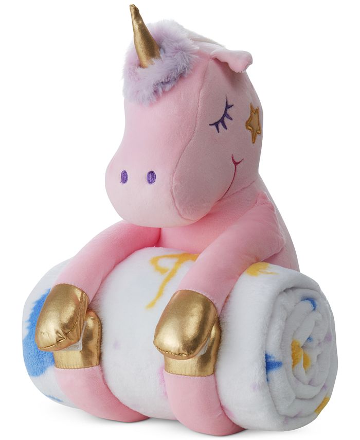 Olivia & Finn Unicorn Throw and Friend - Macy's