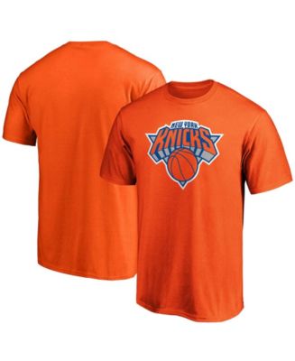 Men's Orange New York Knicks Primary Team Logo T-shirt - Macy's