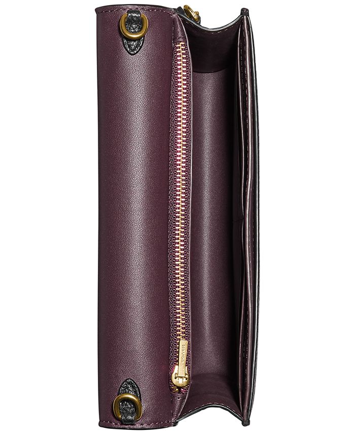 COACH Pebble Leather Hayden Crossbody with Removable Strap - Macy's