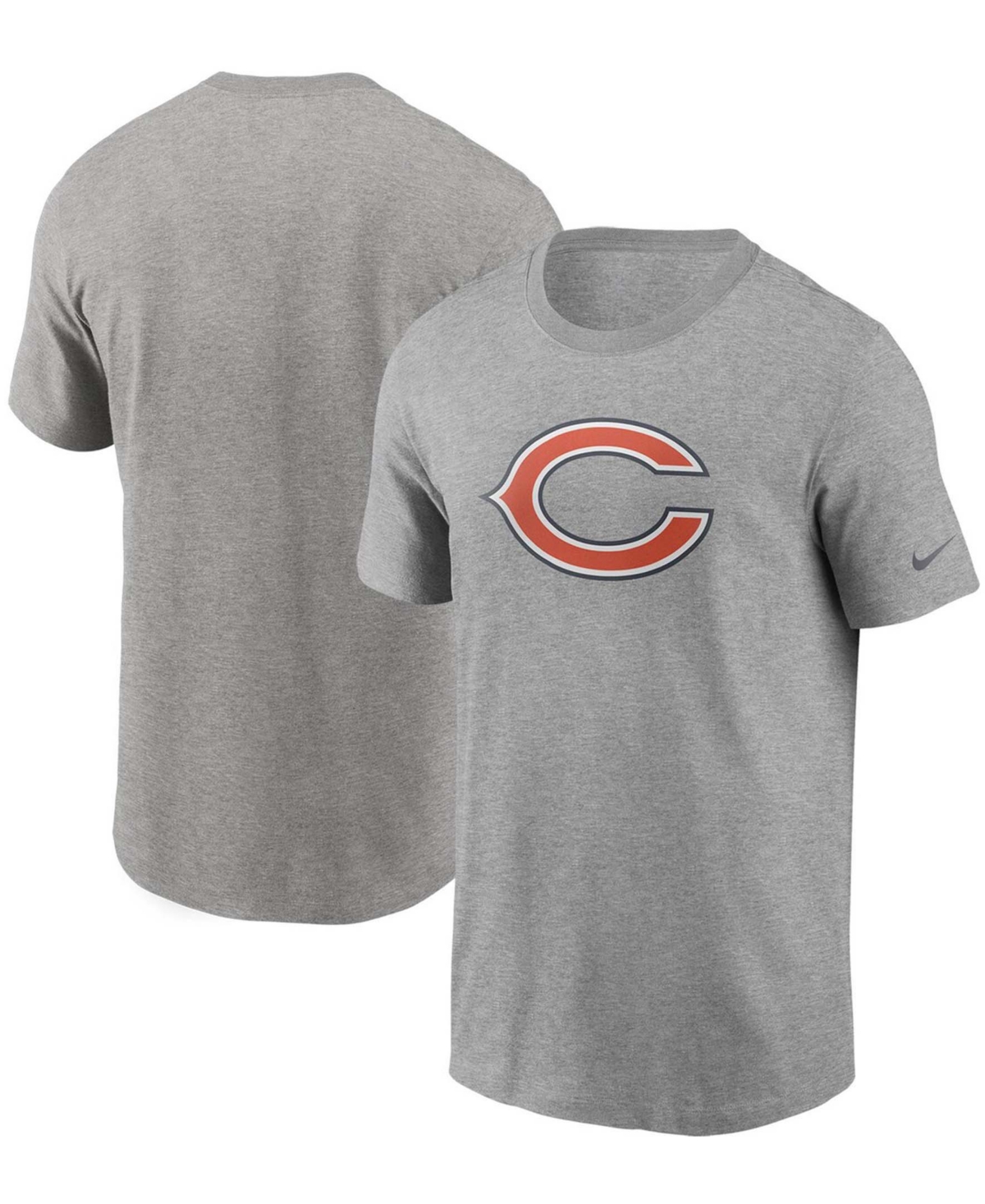 Click here for Mens Heathered Gray Chicago Bears Primary Logo T-s... prices