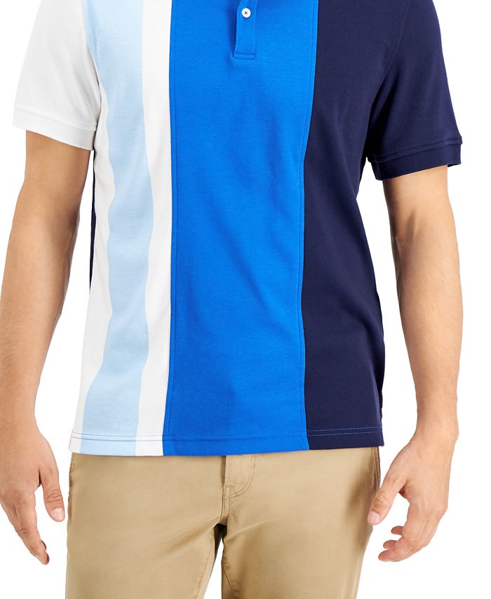 Club Room Men's Colorblocked Polo, Created for Macy's - Macy's