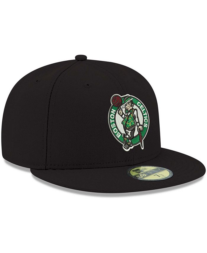 New Era Men's Boston Celtics Official Team Color 59FIFTY Fitted Hat ...