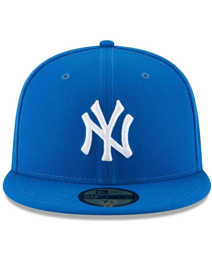 New Era Men's Blue New York Yankees Fashion Color Basic 59FIFTY Fitted ...