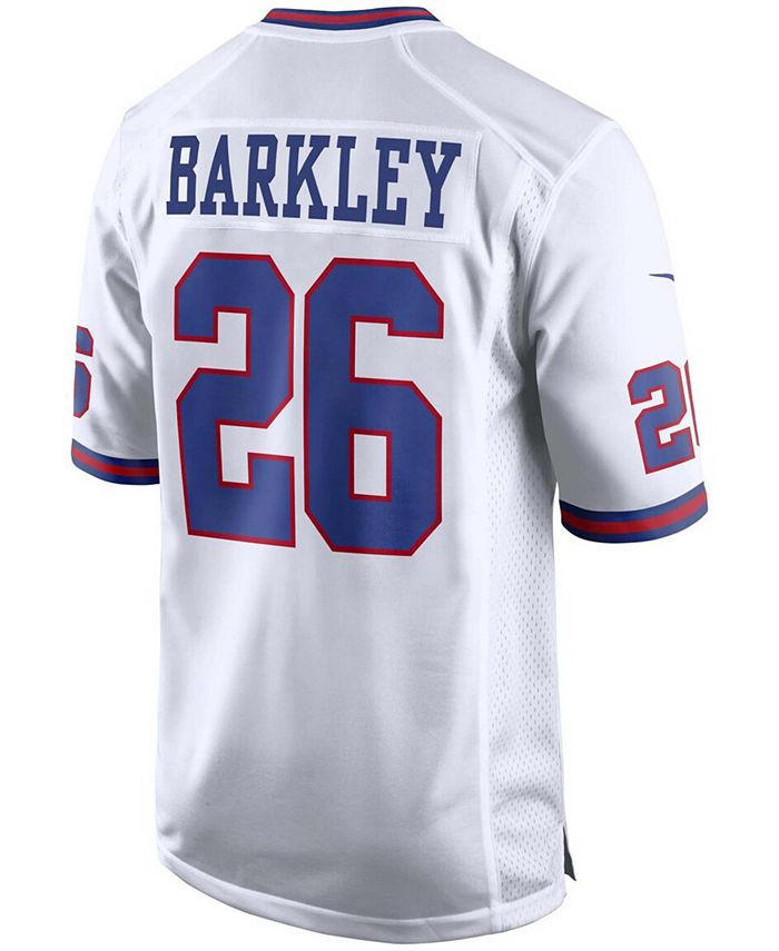 Nike Men's Saquon Barkley New York Giants Alternate Game Jersey - Macy's