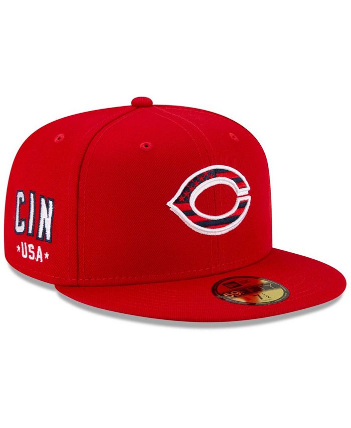 New Era Cincinnati Reds 4th of July On-Field 59FIFTY Fitted Cap - Macy's