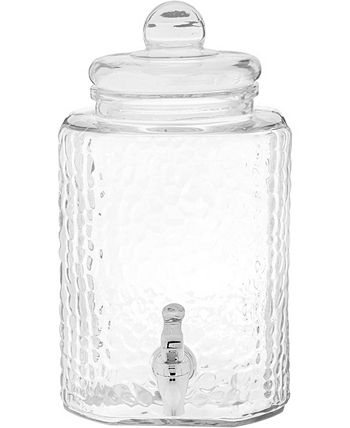 Style Setter 1.5 Gallon Glass Beverage Drink Dispenser with Metal Stand ...