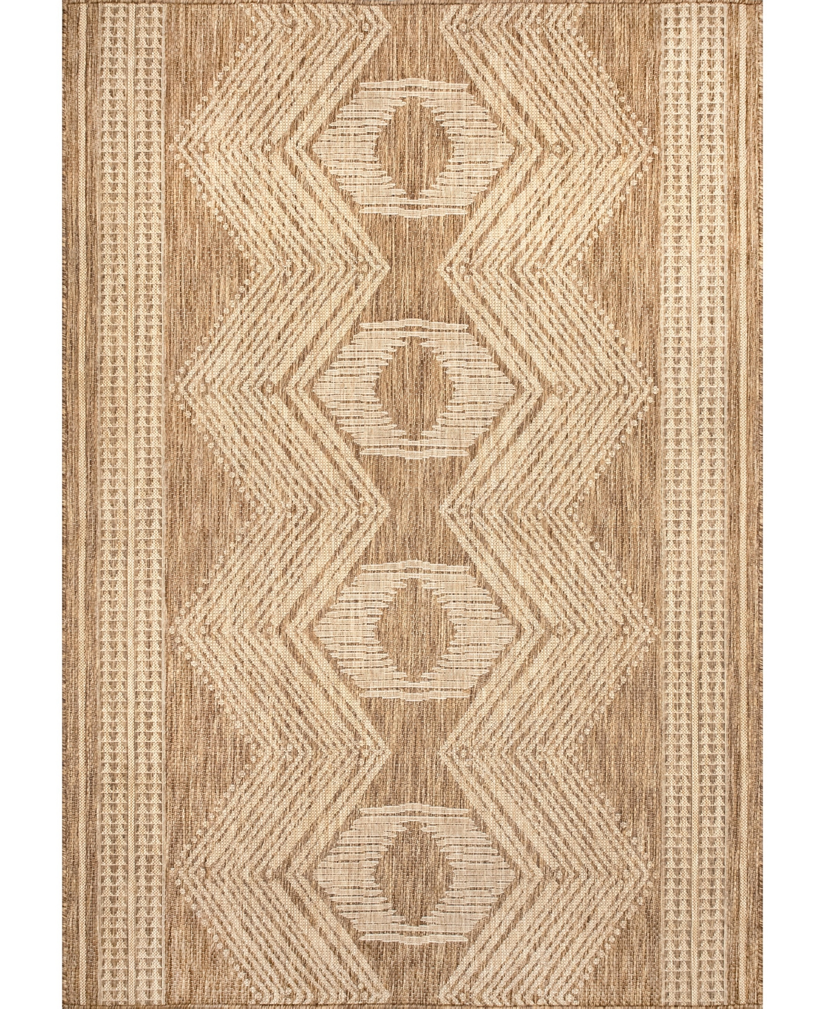 Click here for nuLoom Cabana GBCB01A 5 x 8 Outdoor Area Rug - Tan prices