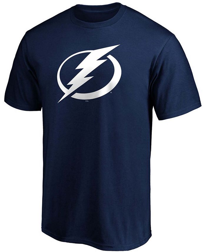 Fanatics Men's Blue Tampa Bay Lightning Team Primary Logo T-shirt - Macy's