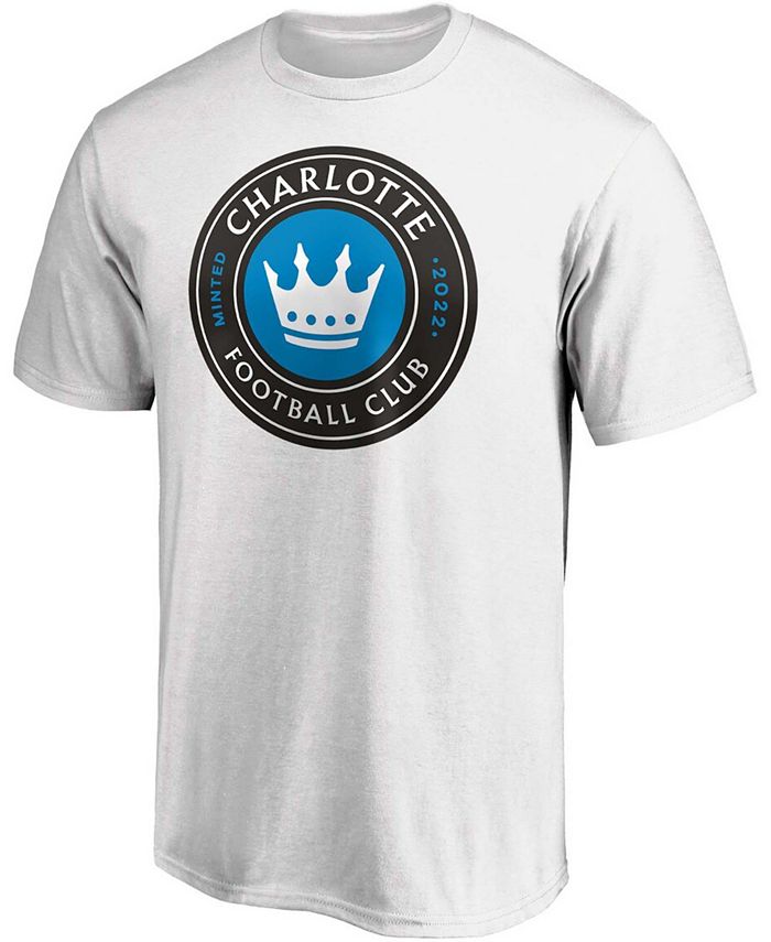 Fanatics Men's White Charlotte FC Primary Logo Team T-shirt - Macy's