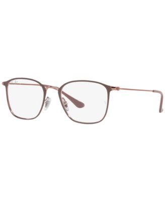 Ray-Ban RB6466 Unisex Square Eyeglasses - Macy's