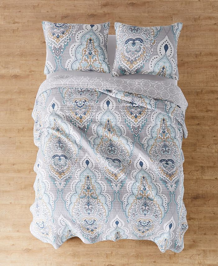 Levtex Olyria 3-Pc. Quilt Set, Full/Queen - Macy's