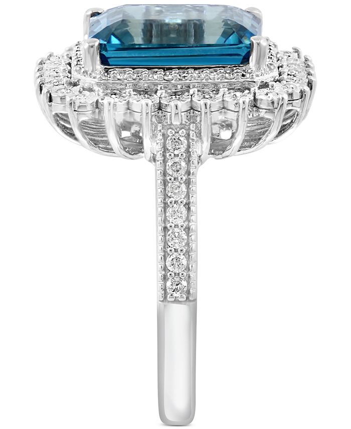 EFFY Collection EFFY® London Blue Topaz (5-1/4 ct. t.w.) & Diamond (1/3 ...