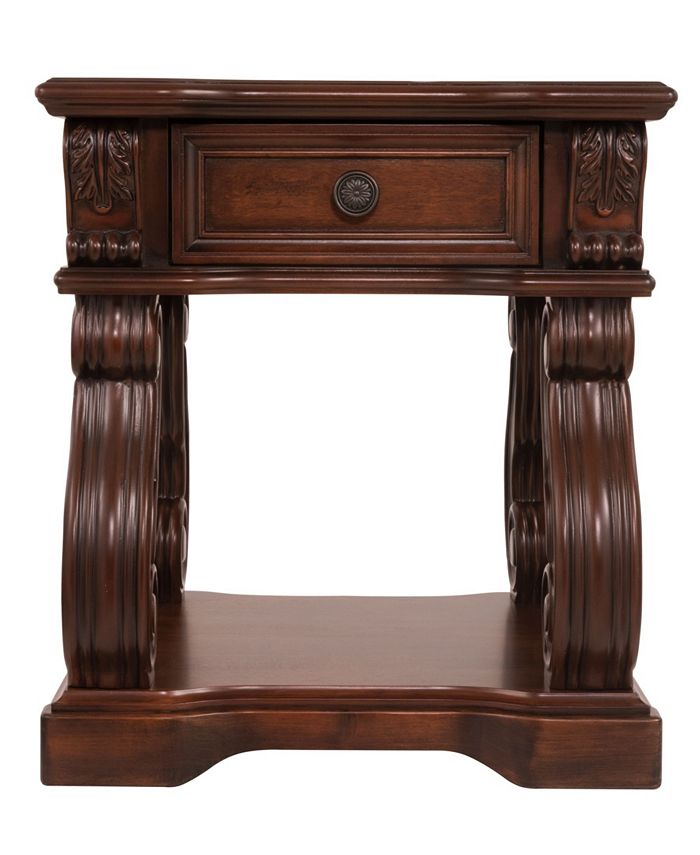 Signature Design By Ashley Alymere Square End Table - Macy's