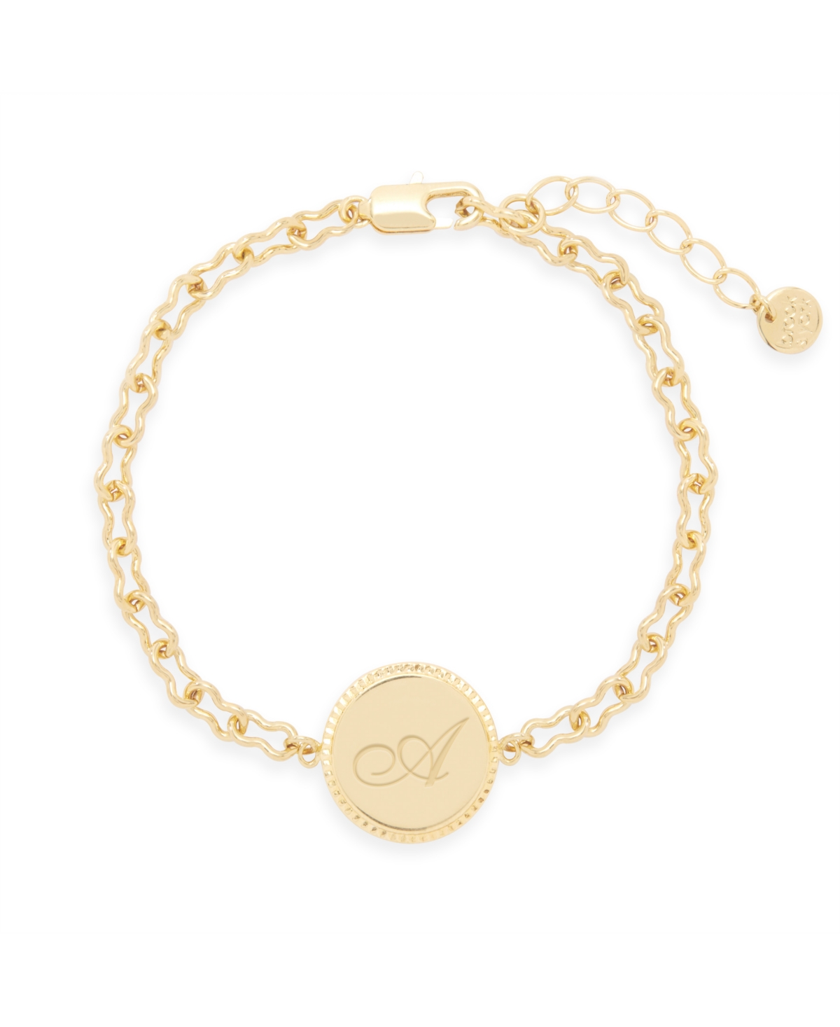 Click here for Womens Mila Initial Bracelet - Gold - A prices