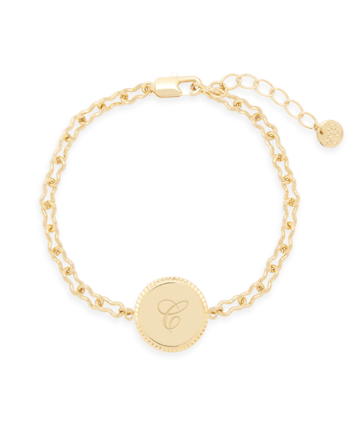 Click here for Womens Mila Initial Bracelet - Gold - C prices