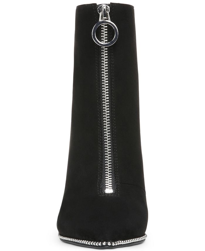 Bar III Women's Briget Front-Zip Booties, Created for Macy's & Reviews ...