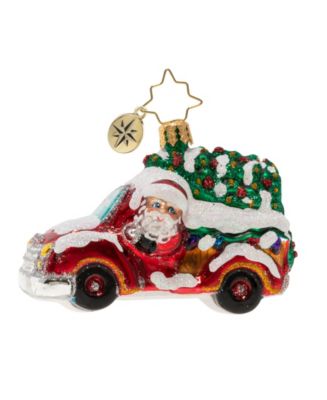 Christopher Radko Christmas Tree Delivery Gem Ornament - Macy's