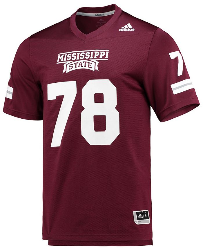 adidas Men's Big and Tall Maroon Mississippi State Bulldogs Replica ...