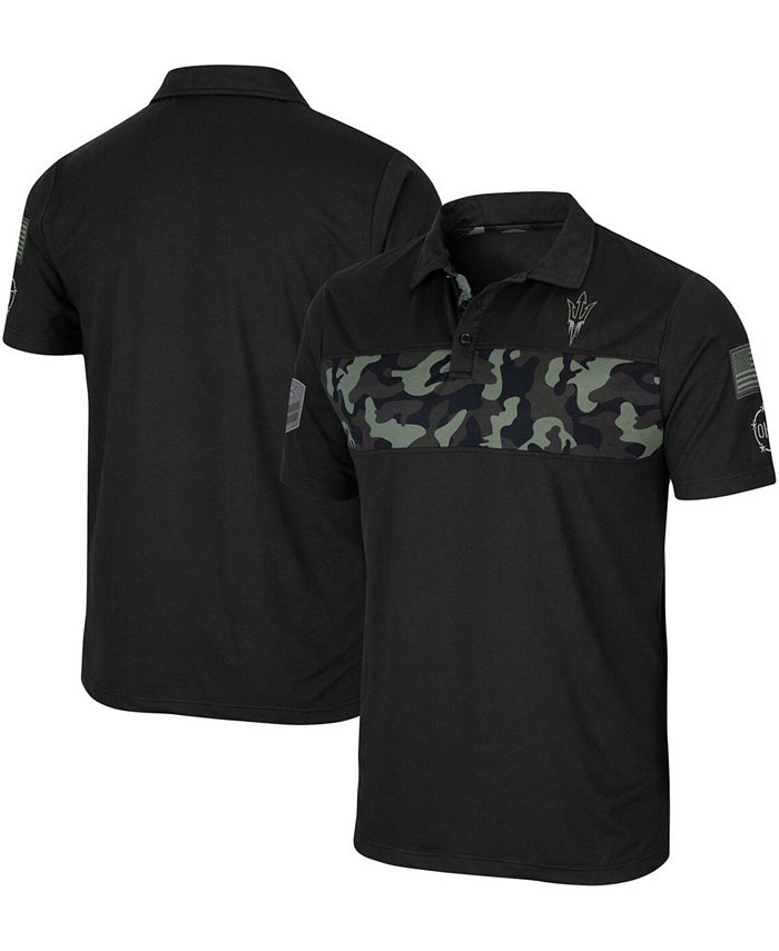 Colosseum Men's Black Villanova Wildcats OHT Military-Inspired Appreciation Helo Polo - Macy's