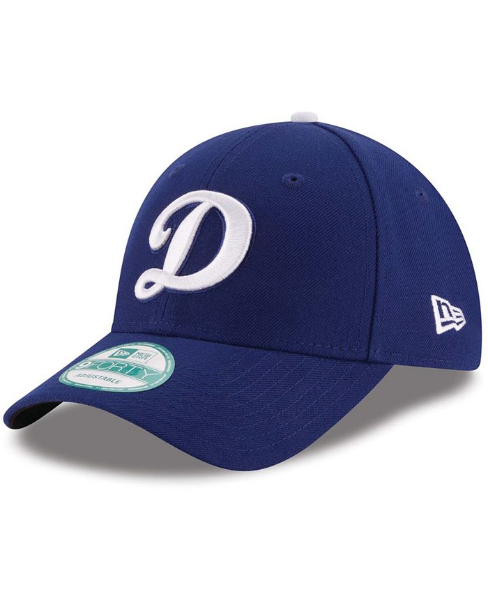 New Era Men's Royal Los Angeles Dodgers Script D Logo The League 9FORTY ...