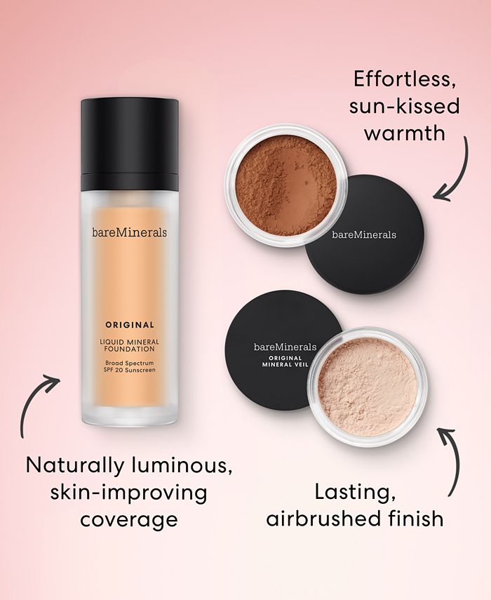 bareMinerals 3-Pc. Naturally Luminous Complexion Gift Set - Macy's