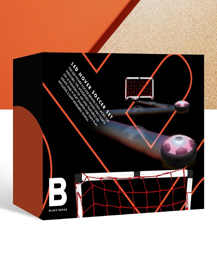 Black Series Hover Air LED Soccer Game with Hover Disc Floats - Macy's
