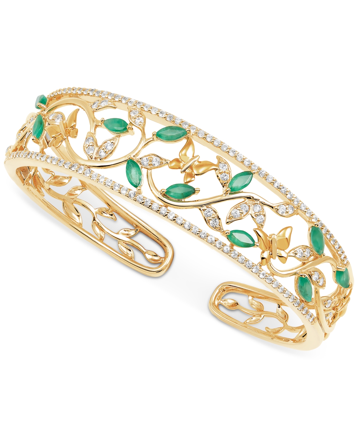 Click here for Emerald (1-7/8 ct. t.w.) & White Topaz (1-5/8 ct.... prices