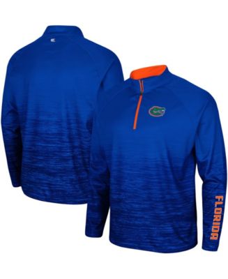 Men's Royal Florida Gators Revertigo Raglan Quarter-Zip Jacket - Macy's