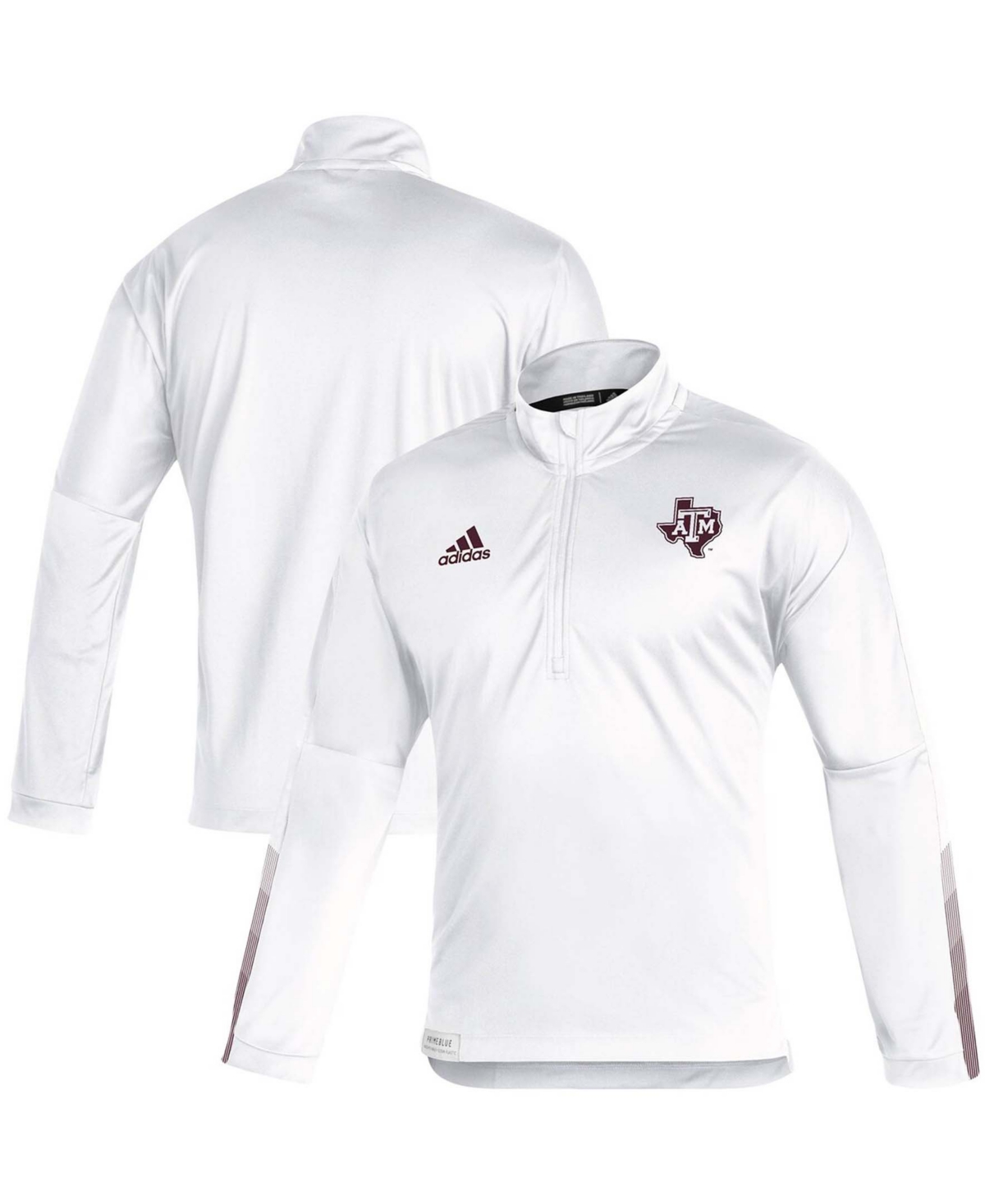 Click here for Mens White Texas A M Aggies 2021 Sideline Quarter-... prices