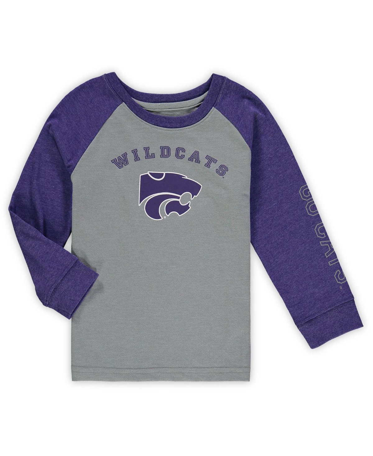 Click here for Toddler Boys and Girls Heathered Gray Kansas State... prices