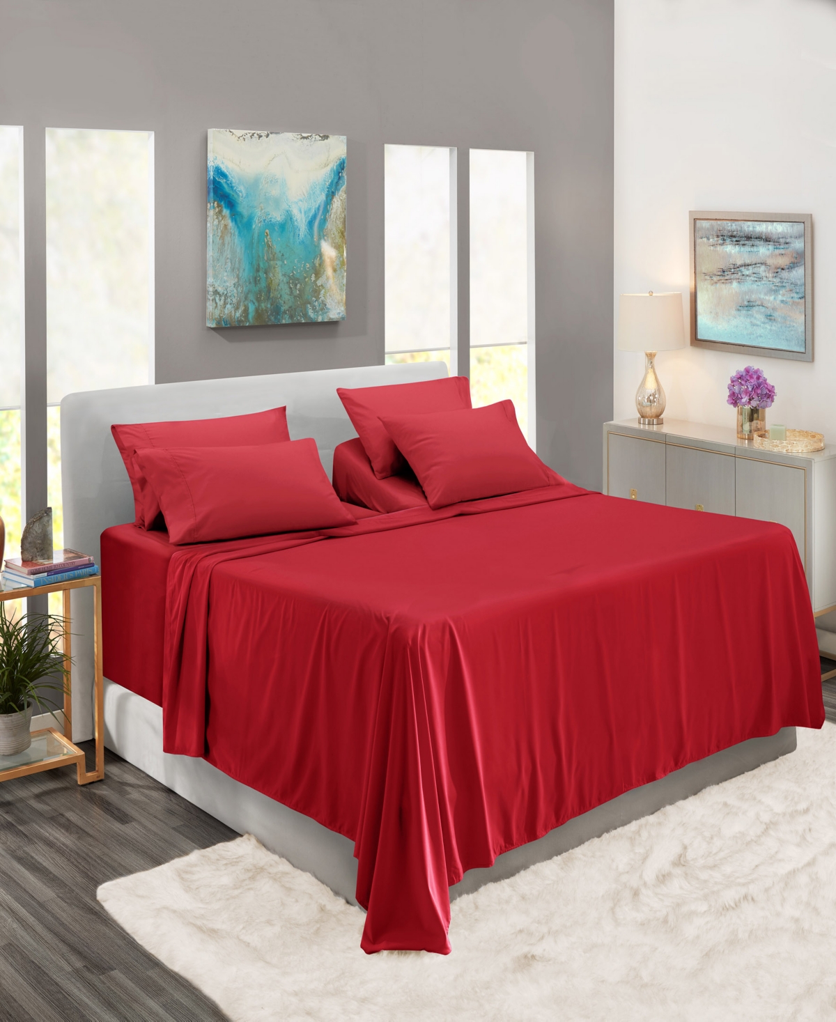 Click here for Nestl Extra Deep Pocket 7-Pc. Sheet Set  King Spli... prices