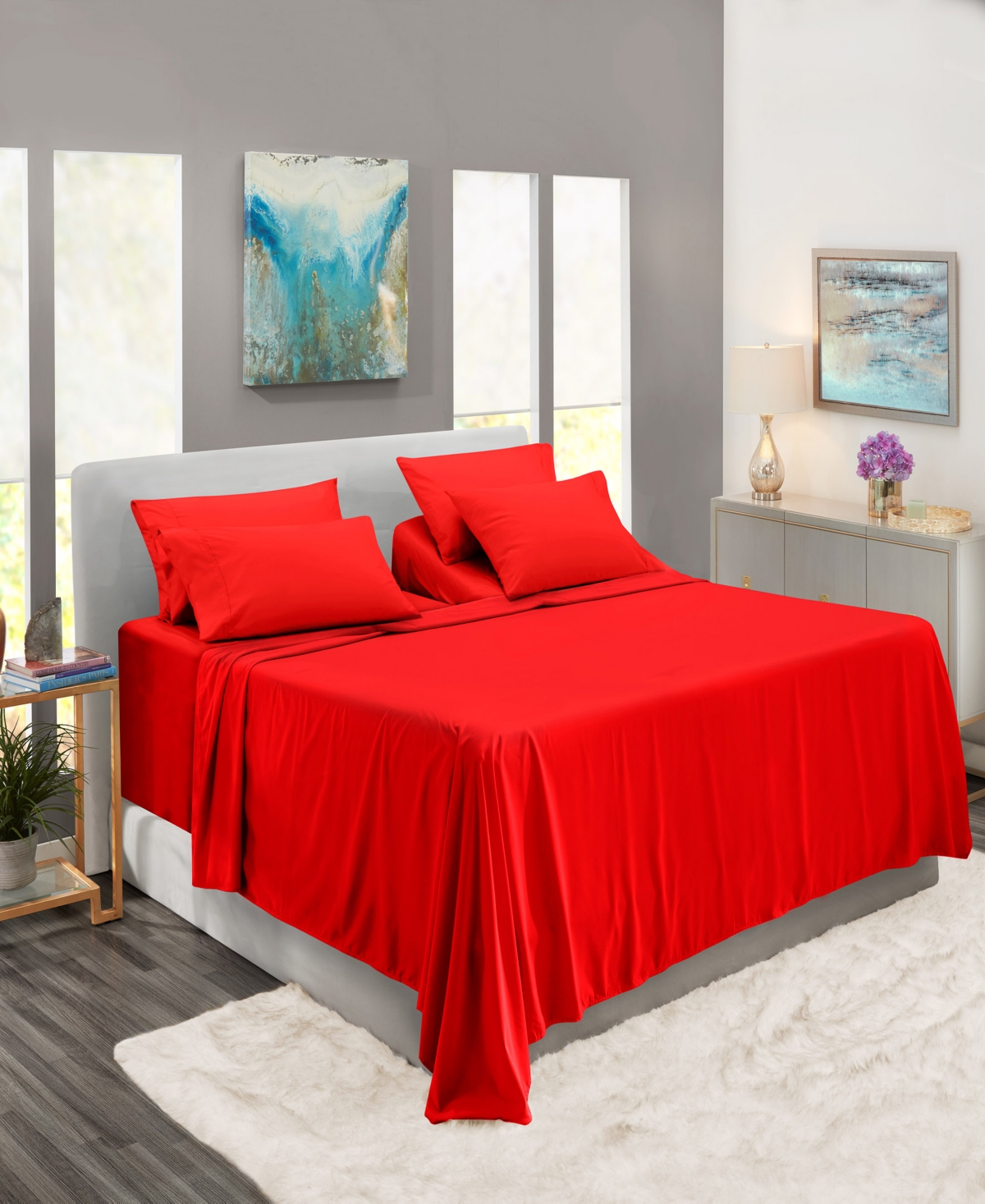 Click here for Nestl Extra Deep Pocket 7-Pc. Sheet Set  King Spli... prices