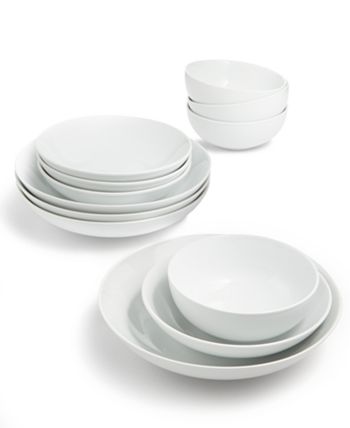 The Cellar 12 Pc. All Bowl Dinnerware Set, Service for 4, Created for ...