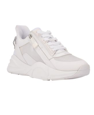 GUESS Women's Bailian Lace Up Fashion Sneaker - Macy's