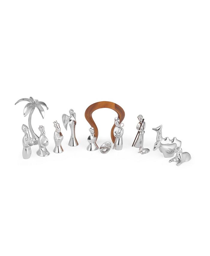 Nambé 14 Piece Mini Nativity Set - Macy's