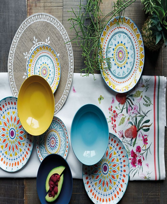 Tognana Maya Tableware Set, 18 Piece - Macy's