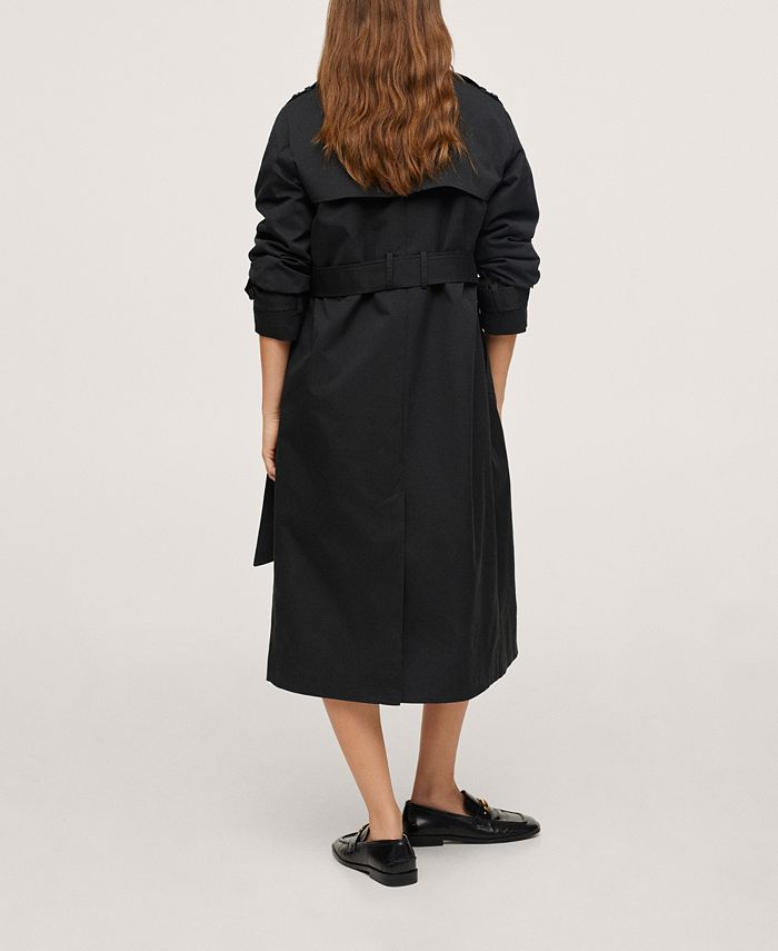 MANGO Women's Classic Trench Coat - Macy's