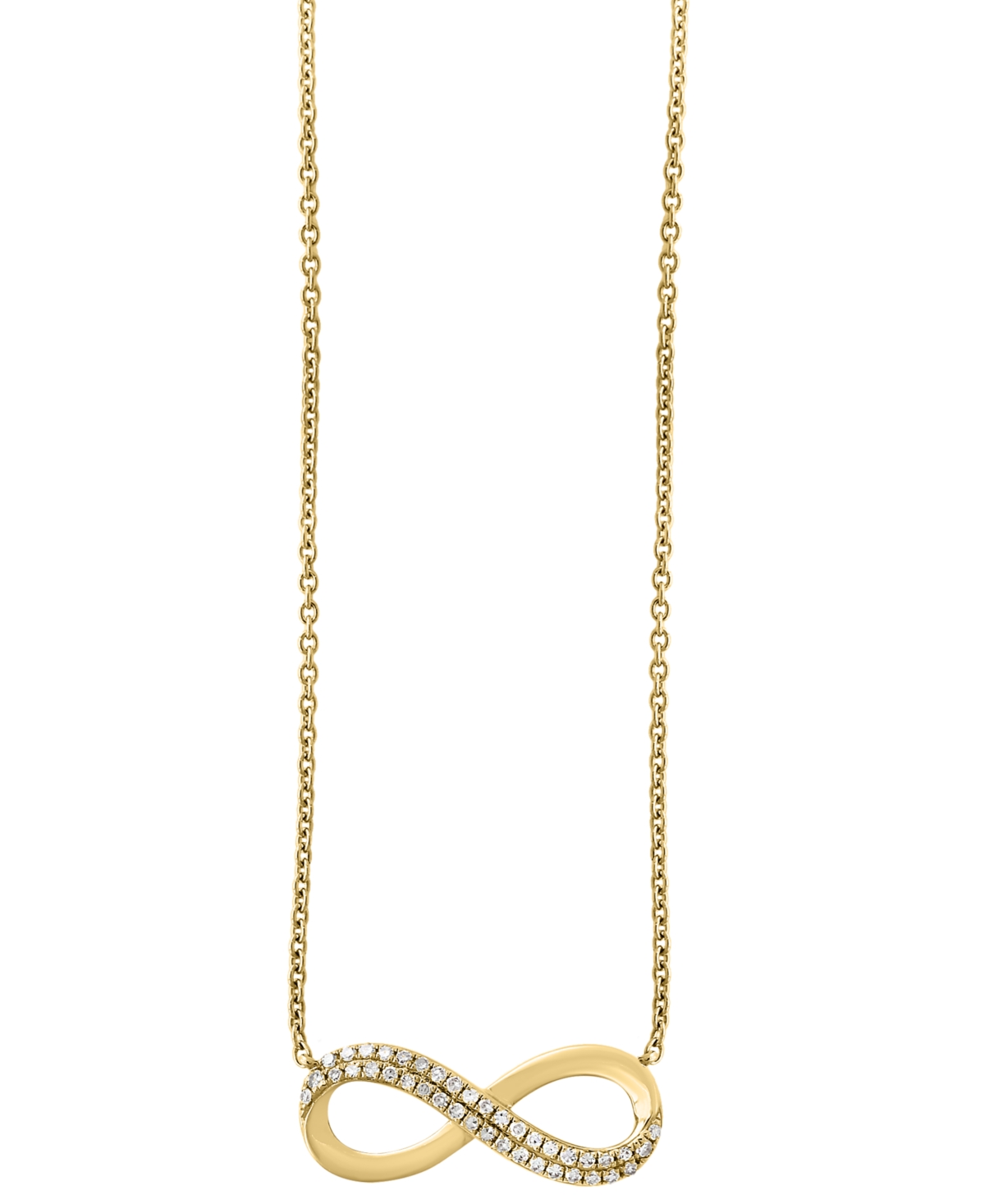 Click here for Effy Diamond Infinity Pendant Necklace (1/8 ct. t.... prices
