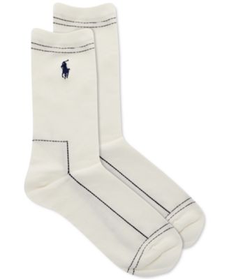 Polo Ralph Lauren Ticking Stripe Crew Socks - Macy's