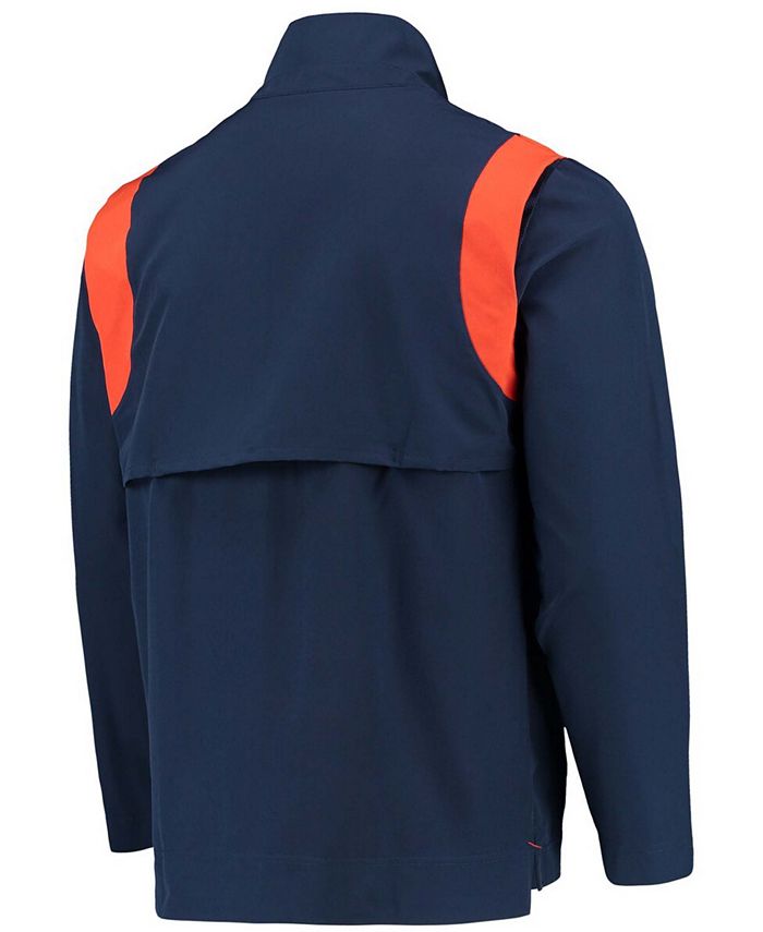 Nike Men's Navy Syracuse Orange Coach Half-Zip Jacket - Macy's