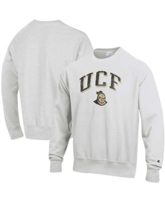 Men's Gray UCF Knights Arch Over Logo Reverse Weave Pullover Sweatshirt ...