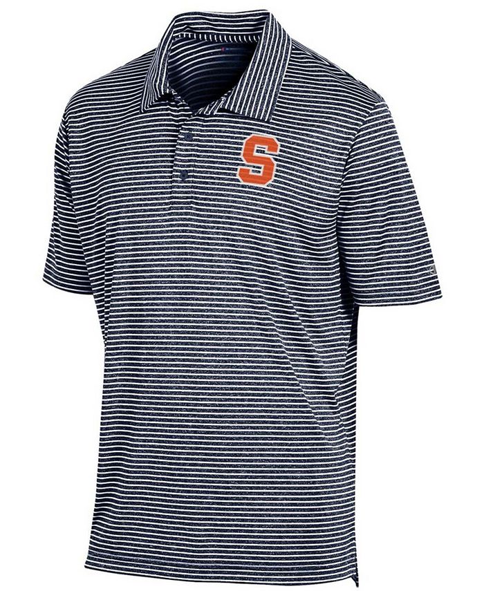 Champion Men's Navy Syracuse Orange Stadium Stripe Polo Shirt - Macy's