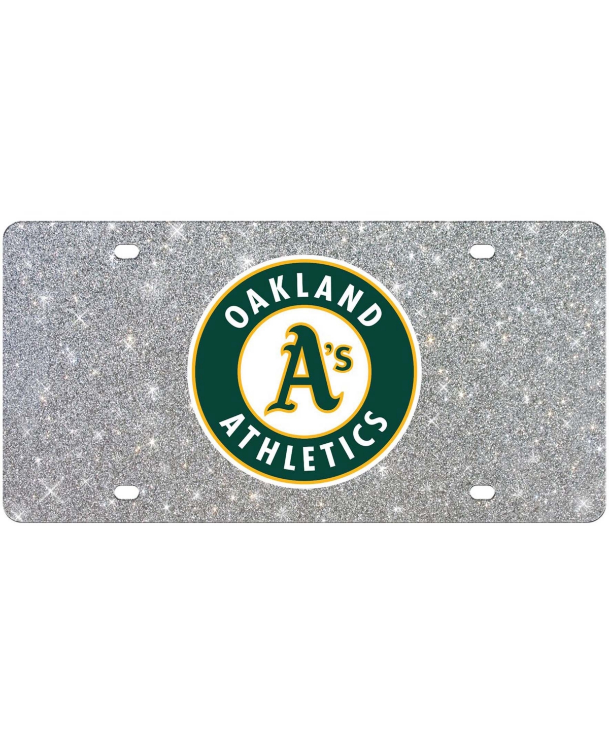Click here for Multi Oakland Athletics Acrylic Glitter License Pl... prices