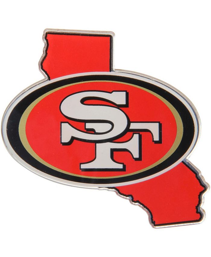 Stockdale Multi San Francisco 49Ers State Shape Acrylic Metallic Auto ...