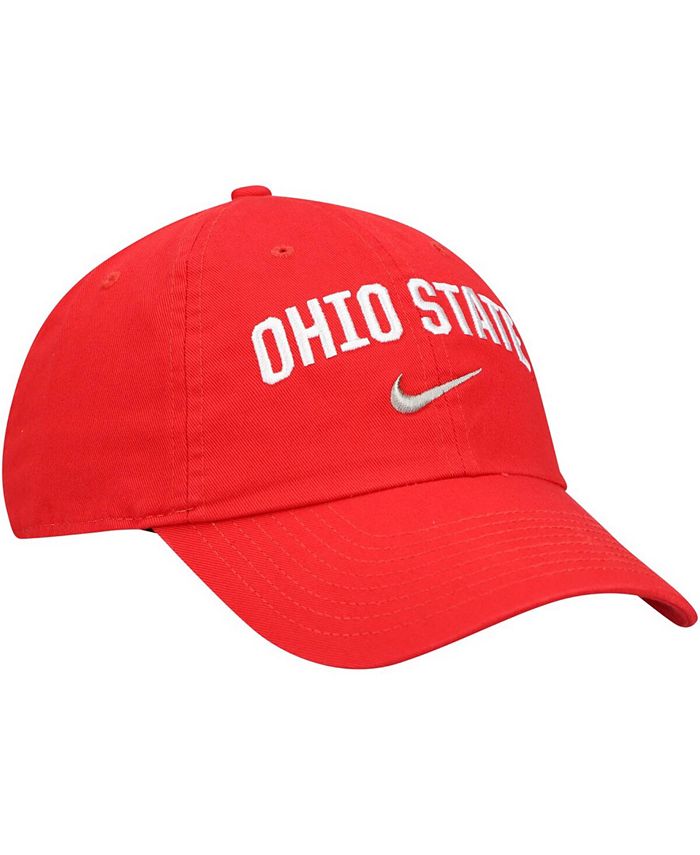 Nike Men's Black Ohio State Buckeyes Heritage 86 Arch Adjustable ...