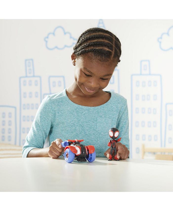 Spidey and His Amazing Friends SAF Spin Techno Racer Playset - Macy's