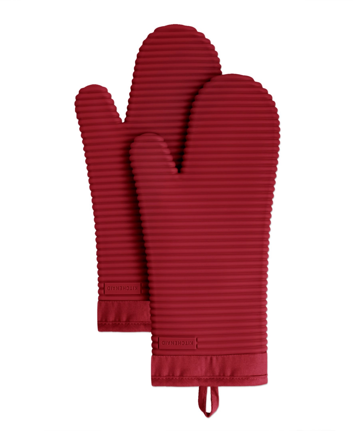 Click here for KitchenAid Ribbed Soft Silicone 2-Pc. Oven Mitt Se... prices