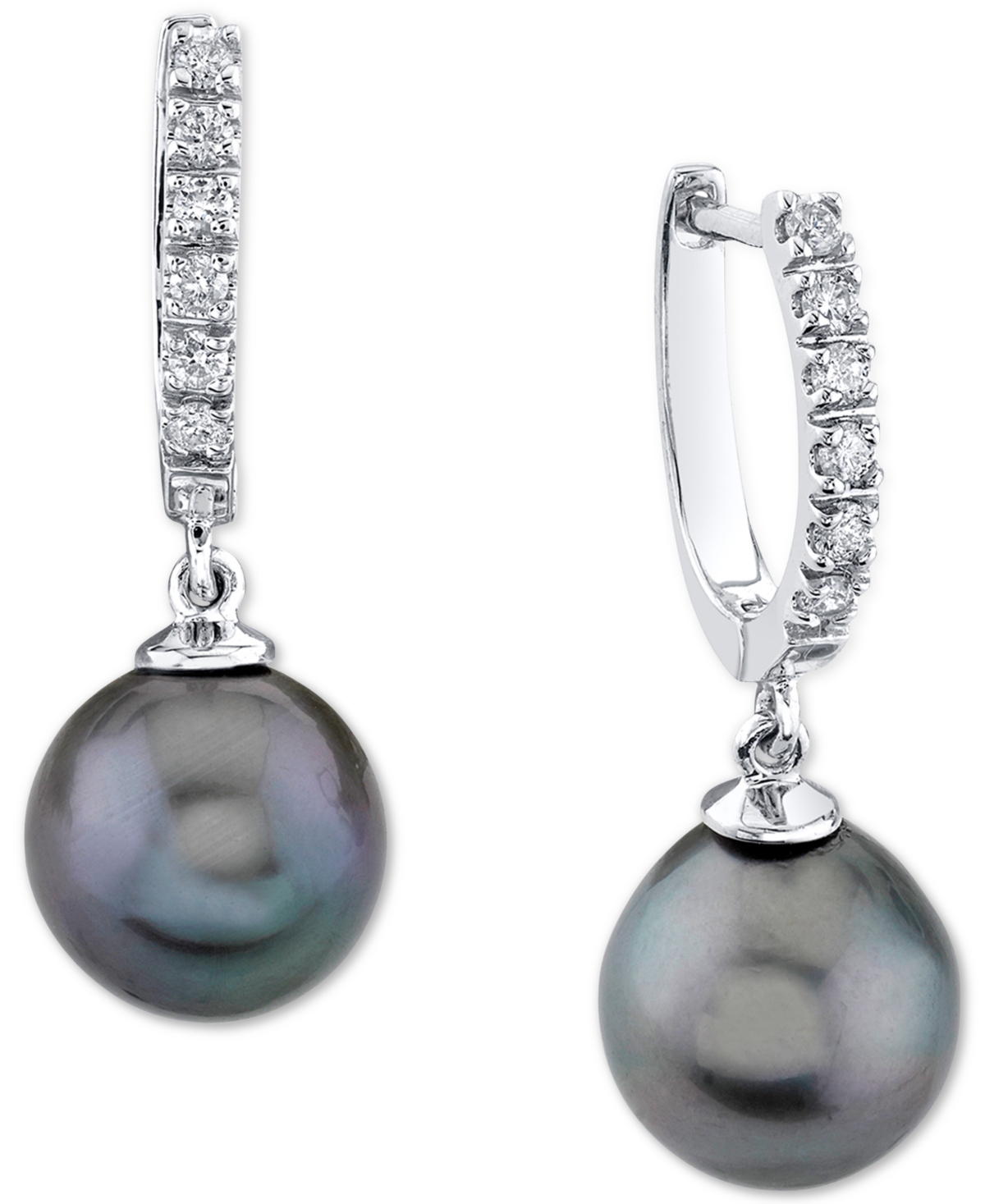 Click here for Cultured Golden South Sea Pearl (9mm) & Diamond (1... prices