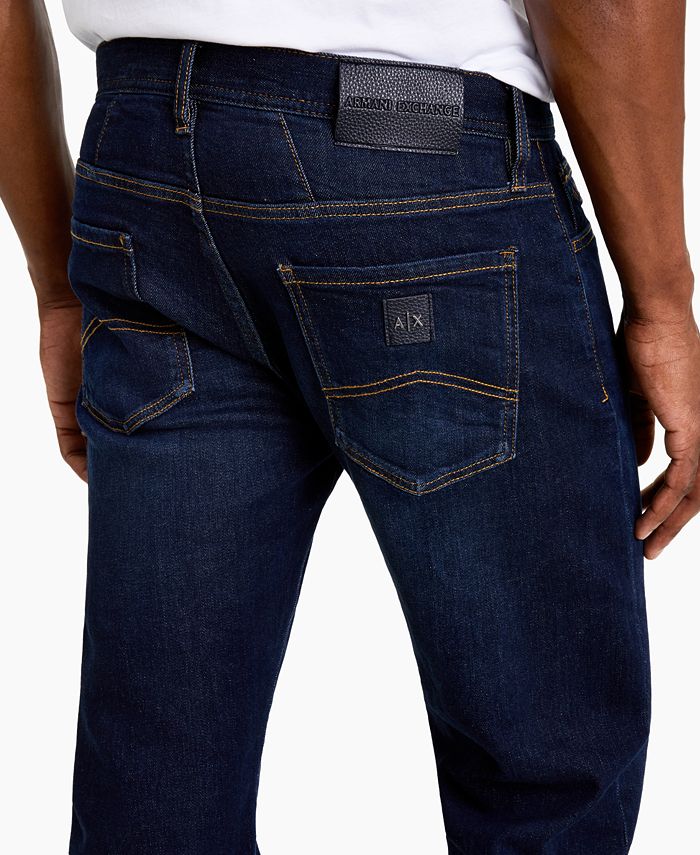A|X Armani Exchange Men's Straight Fit Denim Jeans - Macy's